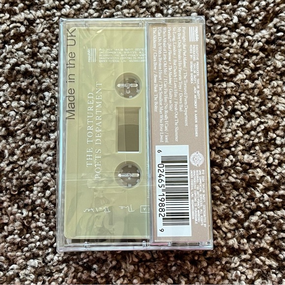 Taylor Swift | Accessories | New Taylor Swift Ttpd Cassette | Poshmark